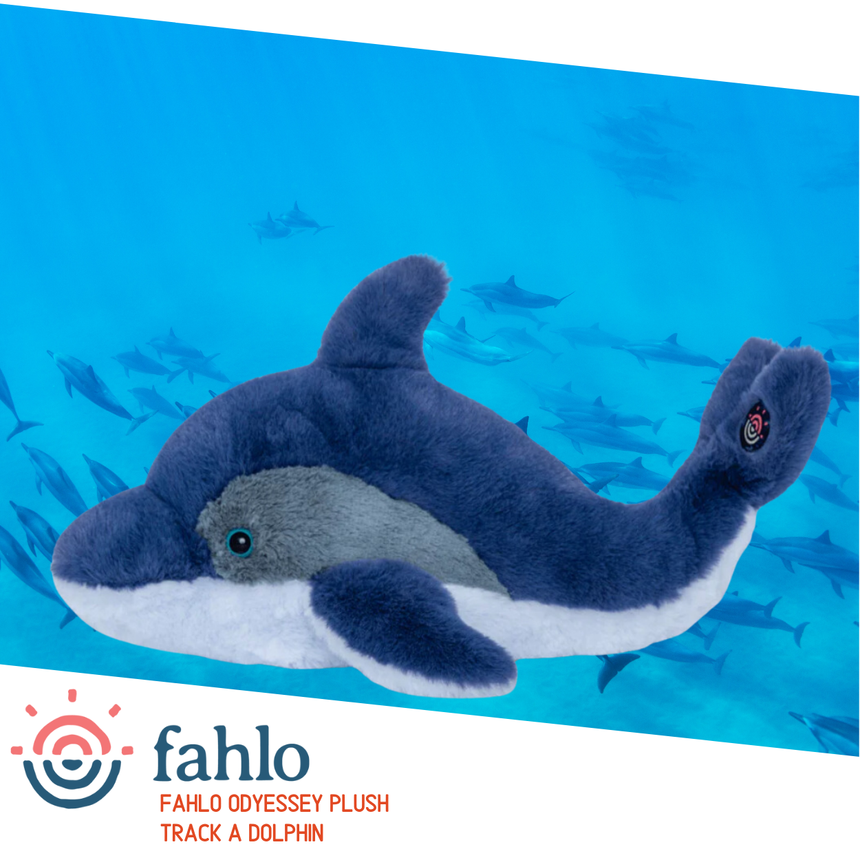 Fahlo Odyssey Plush Track a Dolphin Just Jonah